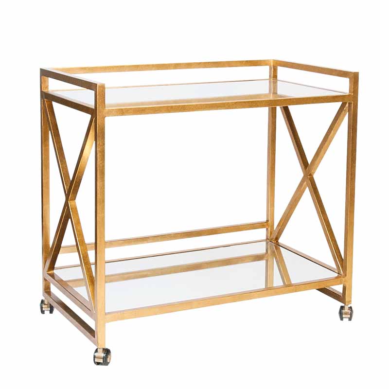 X Bar Cart | Luxe Event Rentals LLC
