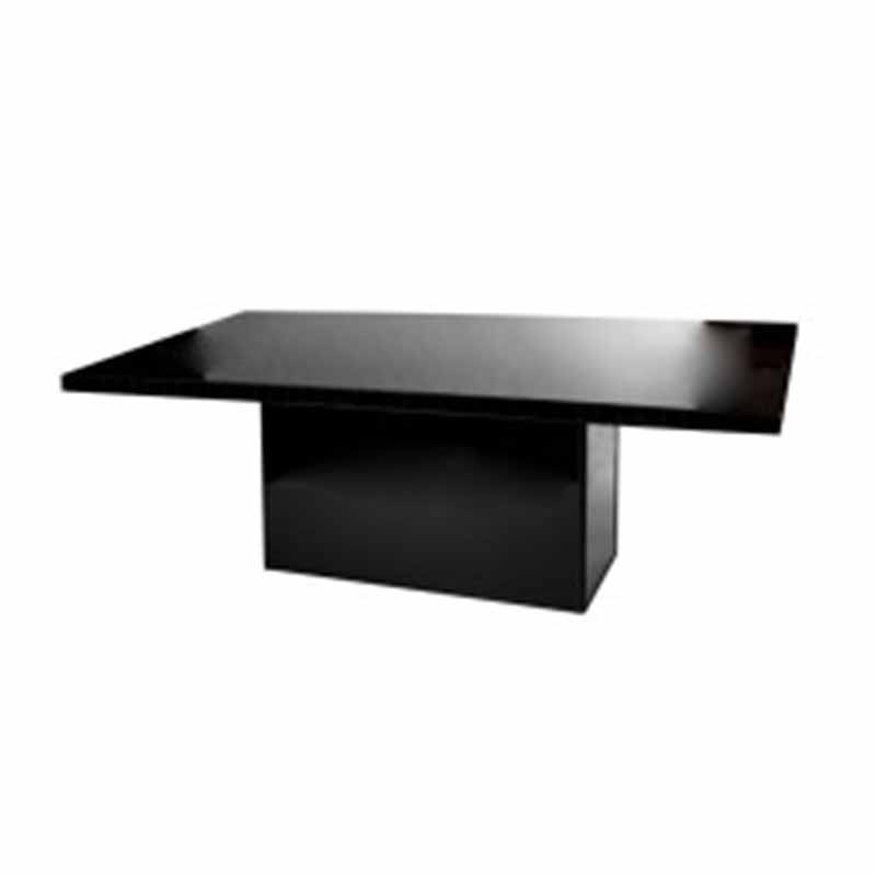 Chloe Dining Table Black | Luxe Event Rentals LLC