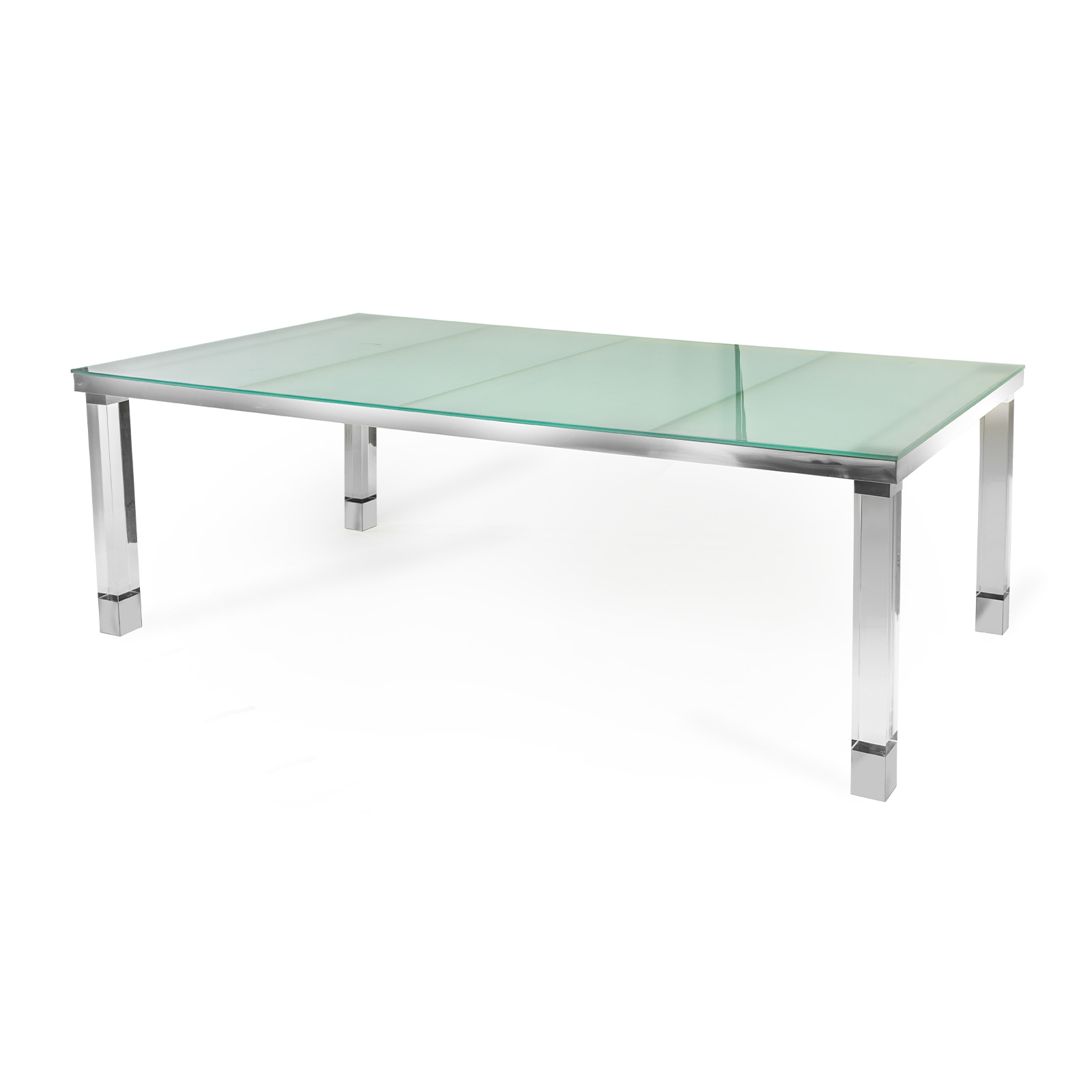 HUDSON - ACRYLIC LEG SET - SILVER | Luxe Event Rentals LLC