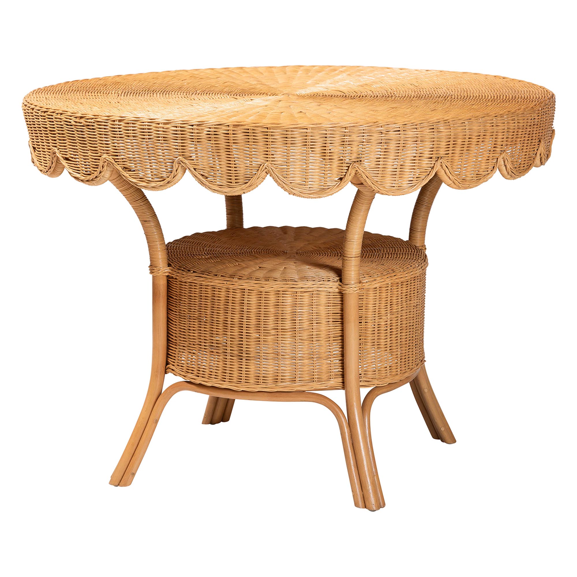 Palm Scallop Dining Table | Luxe Event Rentals LLC