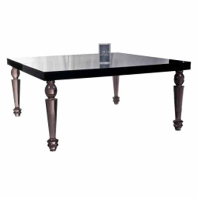 Bel Air Dining Table Smoke | Luxe Event Rentals LLC
